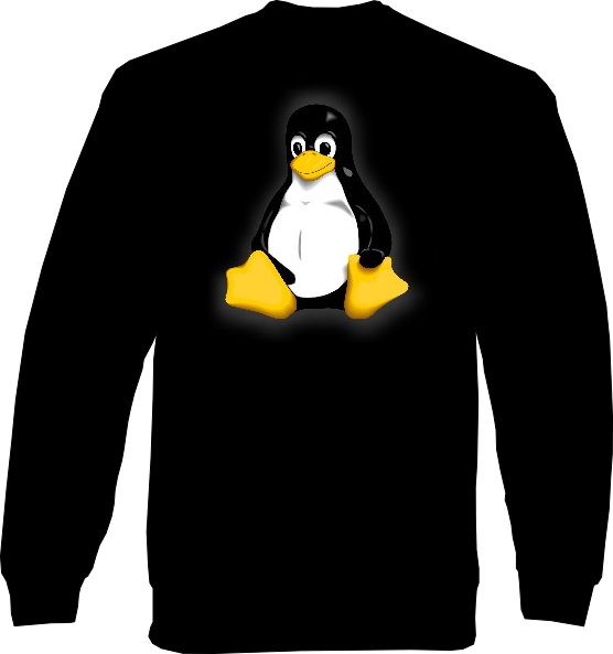 Sweat-Shirt - Linux Pinguin | Sweat-Shirts | Bekleidung | Linux ...